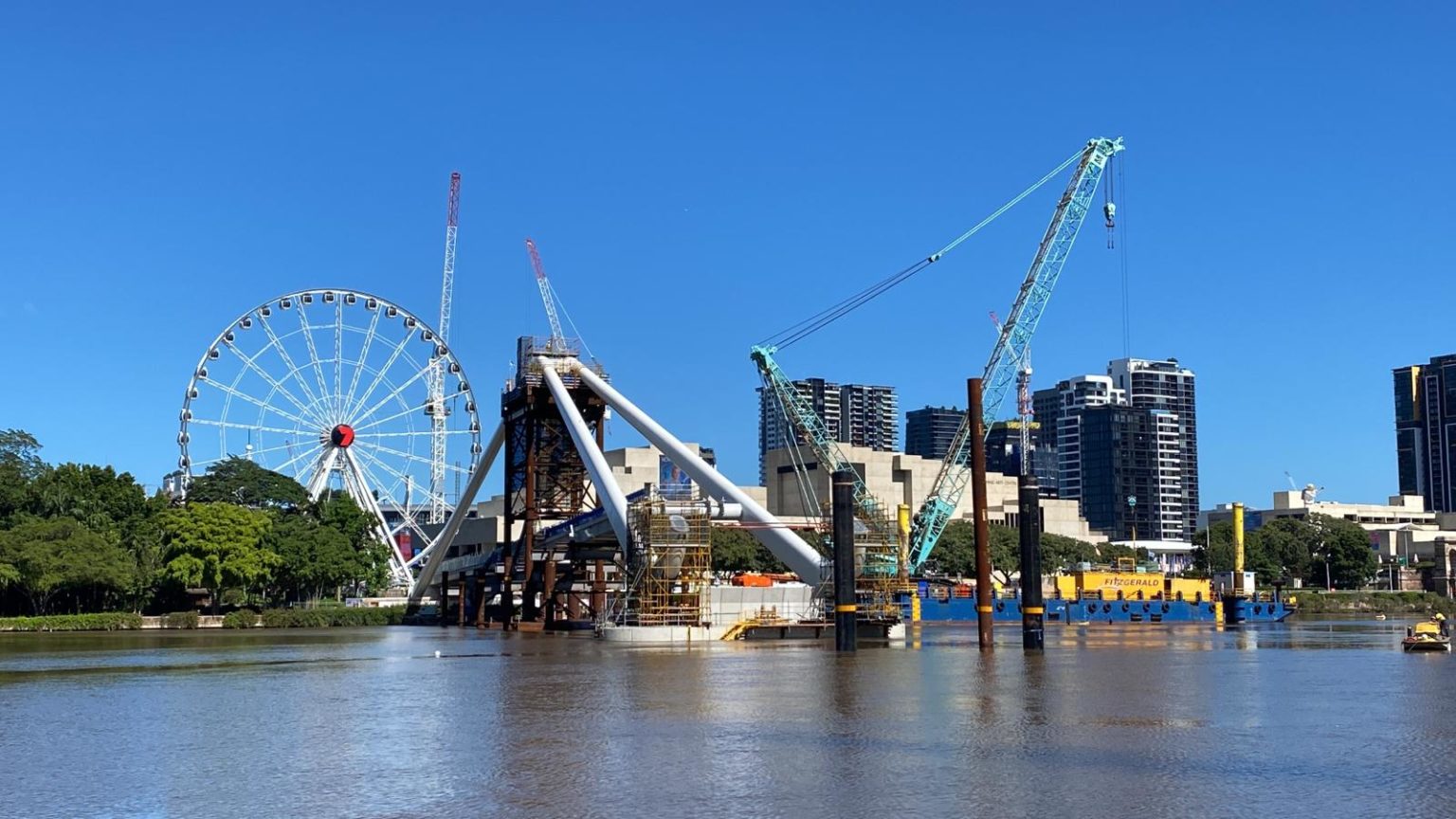 Cogent Scaffolding | Neville Bonner Bridge Construction